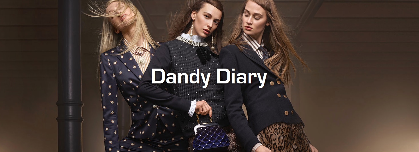 MARC CAIN - current theme Dandy Diary is all about extravagant looks ...